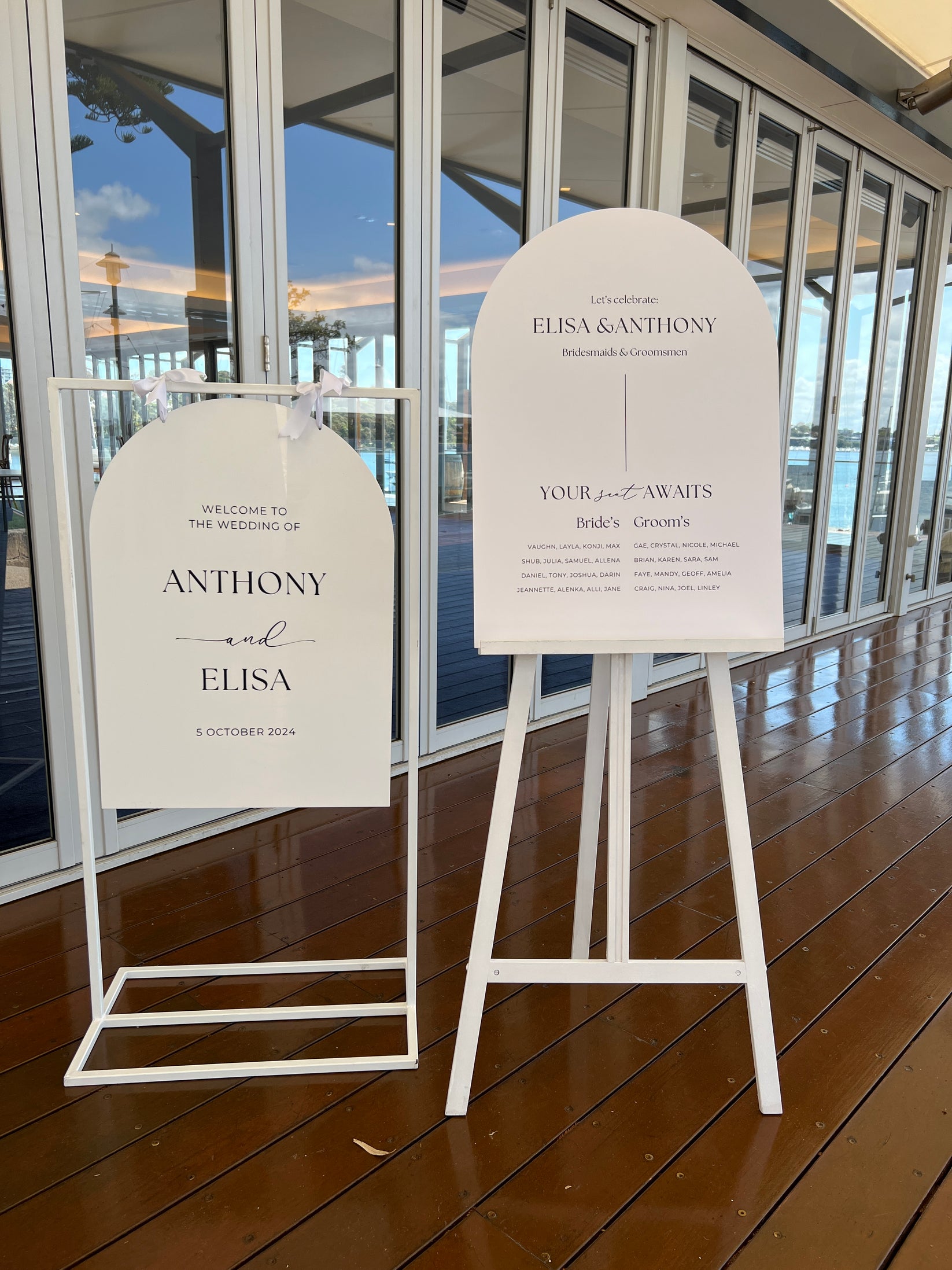 Custom 2 Sign Package – Luna Sign Studio