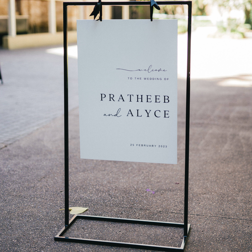 Large Sign Frame Stand - Pickup Only – Luna Sign Studio